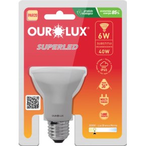 Lâmpada PAR20 6w IP65 Ourolux